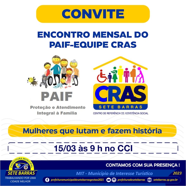 1º ENCONTRO DO PAIF 2023